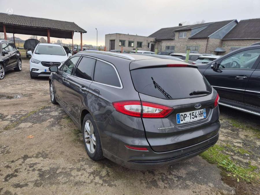 Pelēks Ford Mondeo 2015 Tauragė, ar dzinēja tilpumu 2.00 L un nobraukumu 221 tūkst. km par 5200 €, foto 2 vietnē AUTOMOTO.COM.LV