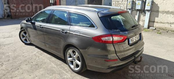 Pelēks Ford Mondeo 2015 Rīga, ar dzinēja tilpumu 2.00 L un nobraukumu 263 tūkst. km par 8000 €, foto 4 vietnē AUTOMOTO.COM.LV