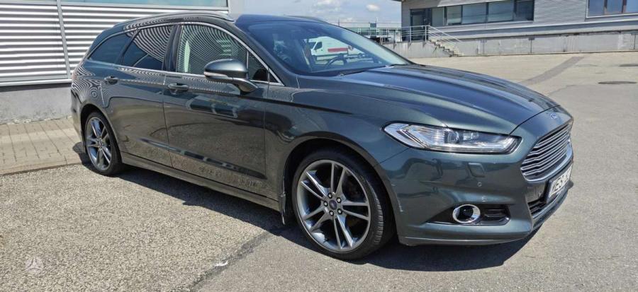 Pelēks Ford Mondeo 2015 Viļņa, ar dzinēja tilpumu 2.00 L un nobraukumu 330 tūkst. km par 6550 €, foto 3 vietnē AUTOMOTO.COM.LV