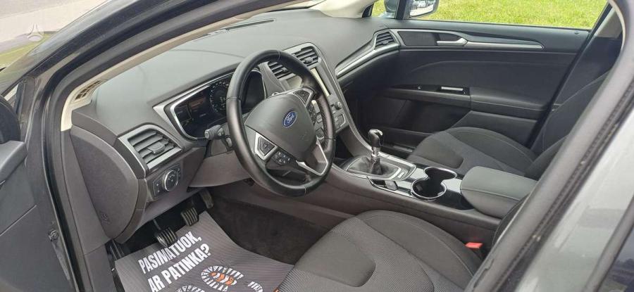 Pelēks Ford Mondeo 2015 Kauņa, ar dzinēja tilpumu 2.00 L un nobraukumu 277 tūkst. km par 6650 €, foto 8 vietnē AUTOMOTO.COM.LV