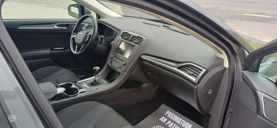 Pelēks Ford Mondeo 2015 Kauņa, ar dzinēja tilpumu 2.00 L un nobraukumu 277 tūkst. km par 6650 €, foto 9 vietnē AUTOMOTO.COM.LV