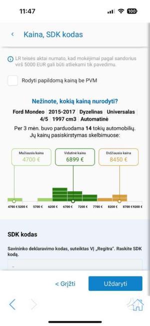 Серый Форд Мондео 2016 в Вильнюс, объемом двигателя 2.00 л и пробегом 378 тыс. км за 5700 €, фото 21 на AUTOMOTO.COM.LV