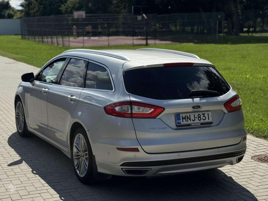 Grey Ford Mondeo 2016 in Kaunas, with an engine capacity of 2.00 L and mileage of 304 thousand km for 5490 €, photo 7 on AUTOMOTO.COM.LV