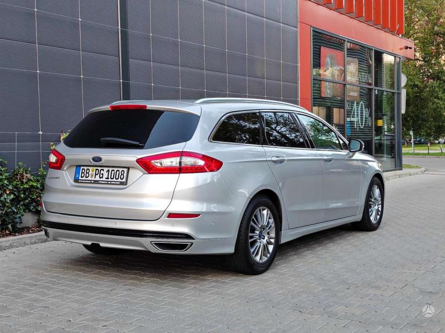 Grey Ford Mondeo 2016 in Klaipeda, with an engine capacity of 2.00 L and mileage of 290 thousand km for 7999 €, photo 10 on AUTOMOTO.COM.LV