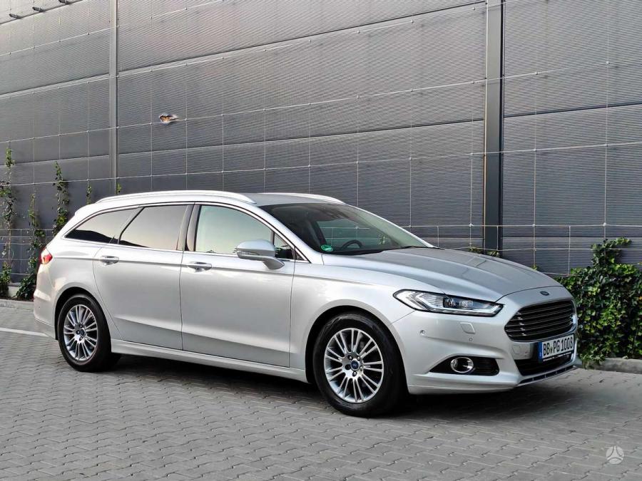 Grey Ford Mondeo 2016 in Klaipeda, with an engine capacity of 2.00 L and mileage of 290 thousand km for 7999 €, photo 13 on AUTOMOTO.COM.LV