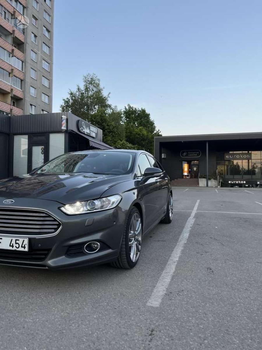Pelēks Ford Mondeo 2016 Kauņa, ar dzinēja tilpumu 2.00 L un nobraukumu 290 tūkst. km par 8000 €, foto 4 vietnē AUTOMOTO.COM.LV