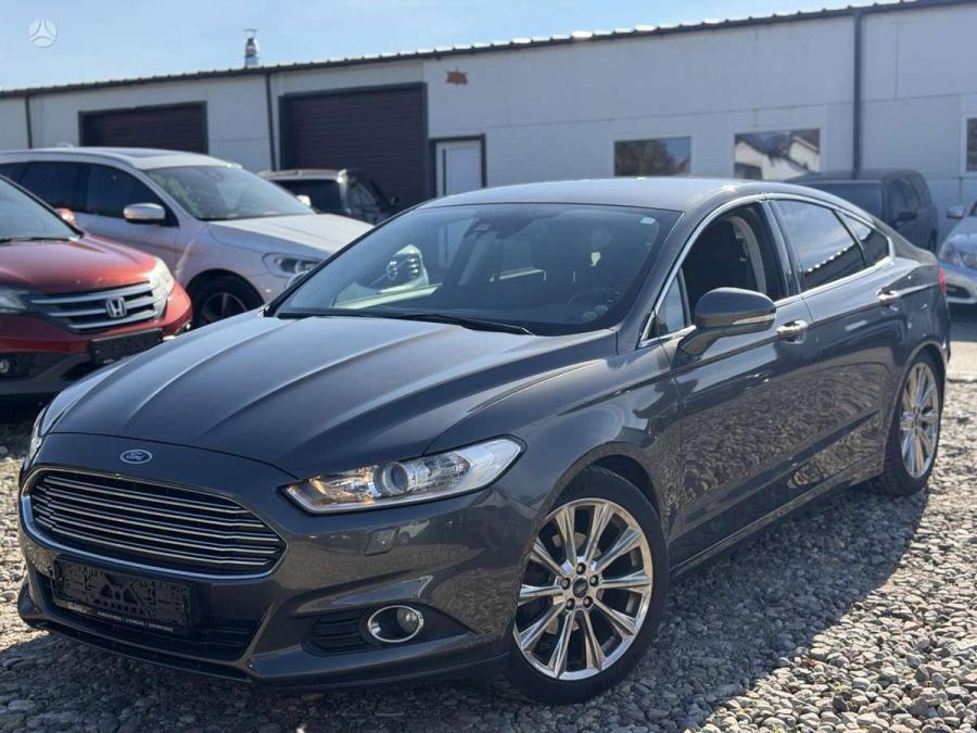 Pelēks Ford Mondeo 2016 Utena, ar dzinēja tilpumu 1.56 L un nobraukumu 179 tūkst. km par 5990 €, foto 4 vietnē AUTOMOTO.COM.LV