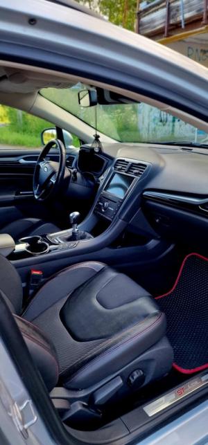 Pelēks Ford Mondeo 2017 Pērnava, ar dzinēja tilpumu 2.00 L un nobraukumu 239 tūkst. km par 10999 €, foto 23 vietnē AUTOMOTO.COM.LV