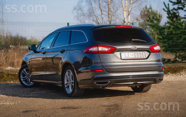 Grey Ford Mondeo 2017 in Riga, with an engine capacity of 2.00 L and mileage of 295 thousand km for 5790 €, photo 4 on AUTOMOTO.COM.LV