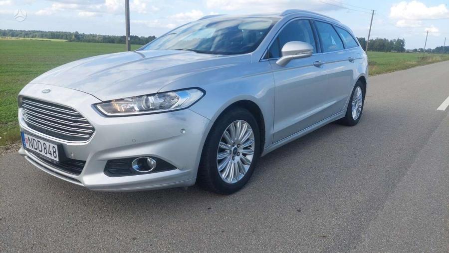 Pelēks Ford Mondeo 2017 Šauļi, ar dzinēja tilpumu 2.00 L un nobraukumu 328 tūkst. km par 5900 €, foto 3 vietnē AUTOMOTO.COM.LV
