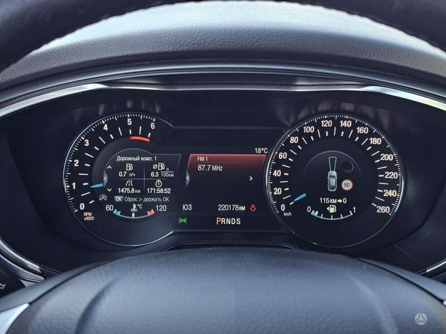 Grey Ford Mondeo 2017 in Rokiskis, with an engine capacity of 2.00 L and mileage of 220 thousand km for 6950 €, photo 29 on AUTOMOTO.COM.LV