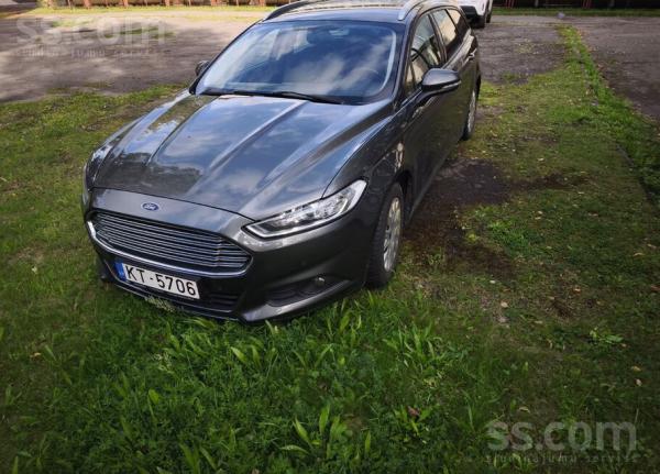 Ford Mondeo 2017 in Riga on AUTOMOTO.COM.LV Grey Ford Mondeo 2017 in Riga, with an engine capacity of 2.00 L and mileage of 156 thousand km for 8400 €, photo 1 on AUTOMOTO.COM.LV