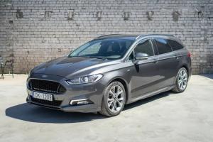 Grey Ford Mondeo 2018 in Liepaja, with an engine capacity of 2.00 L and mileage of 239 thousand km for 9900 €, photo  on AUTOMOTO.COM.LV