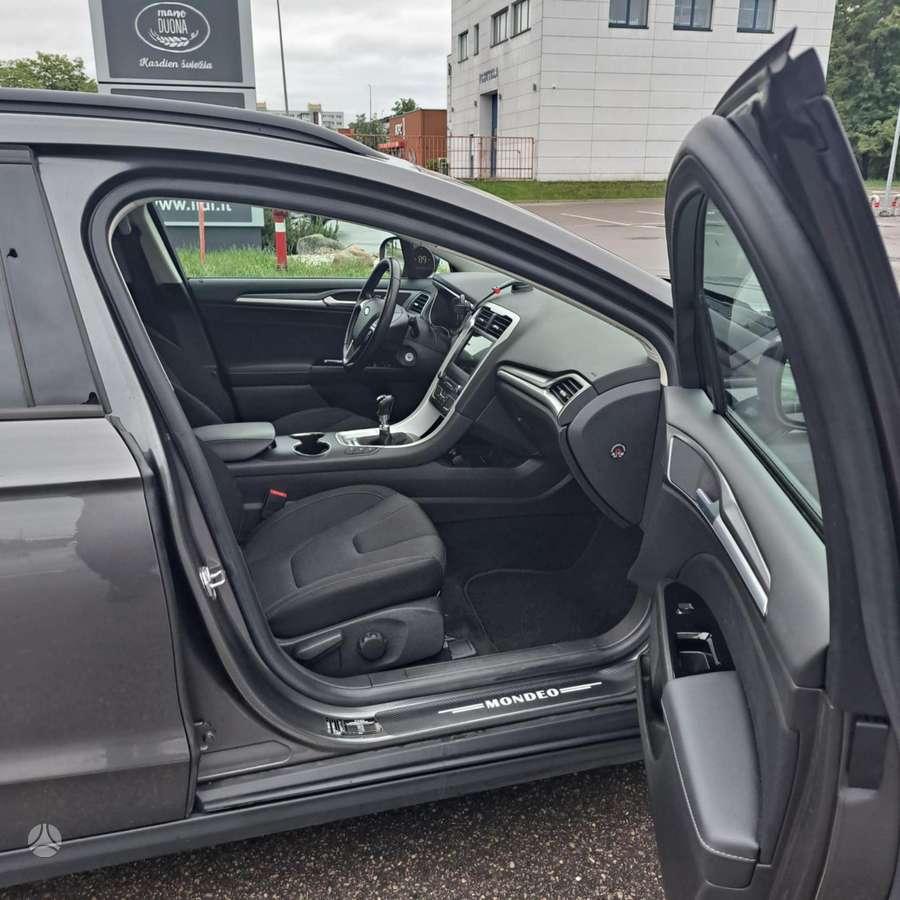Grey Ford Mondeo 2018 in Kaunas, with an engine capacity of 1.50 L and mileage of 153 thousand km for 7200 €, photo 10 on AUTOMOTO.COM.LV