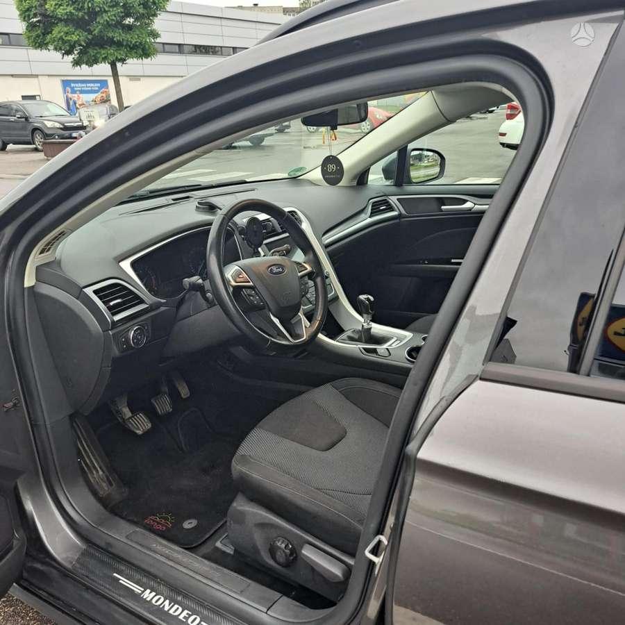 Grey Ford Mondeo 2018 in Kaunas, with an engine capacity of 1.50 L and mileage of 153 thousand km for 7200 €, photo 14 on AUTOMOTO.COM.LV