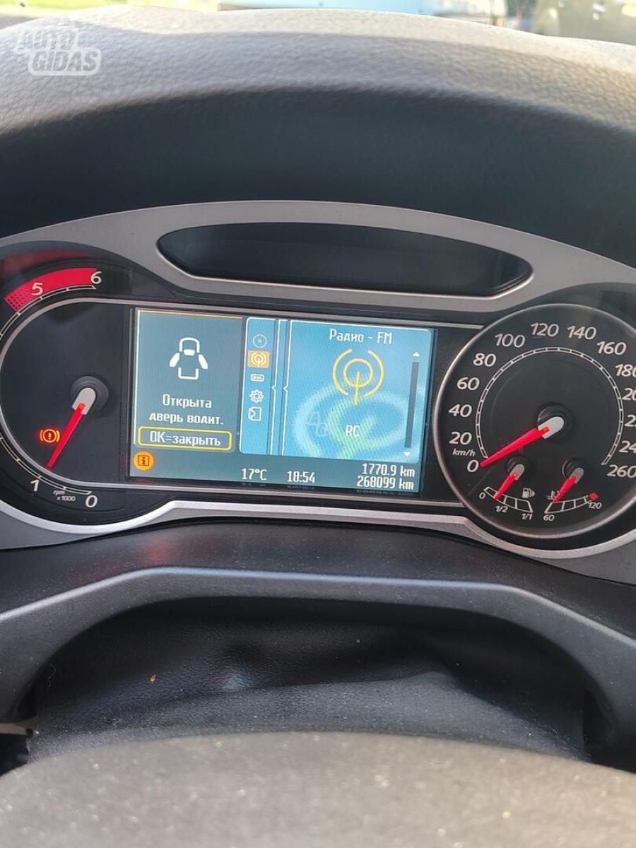 Ford Mondeo 2009 Viļņa, ar dzinēja tilpumu 1.80 L un nobraukumu 268 tūkst. km par 1300 €, foto 7 vietnē AUTOMOTO.COM.LV