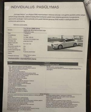 Ford Mondeo 2014 Viļņa, ar dzinēja tilpumu 2.00 L un nobraukumu 309 tūkst. km par 4900 €, foto 17 vietnē AUTOMOTO.COM.LV