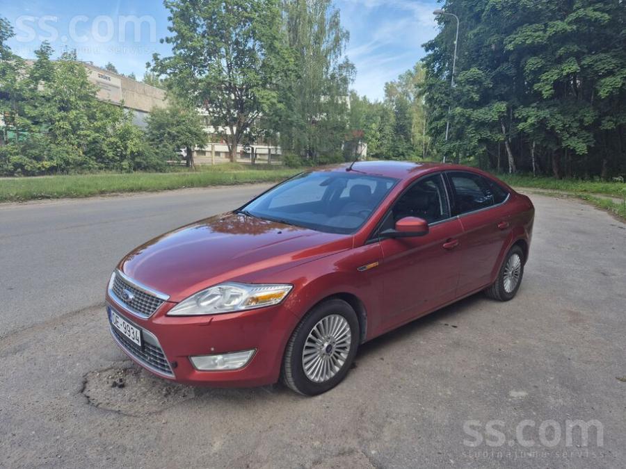 Red Ford Mondeo 2008 in Riga, with an engine capacity of 2.00 L and mileage of 258 thousand km for 3200 €, photo 1 on AUTOMOTO.COM.LV