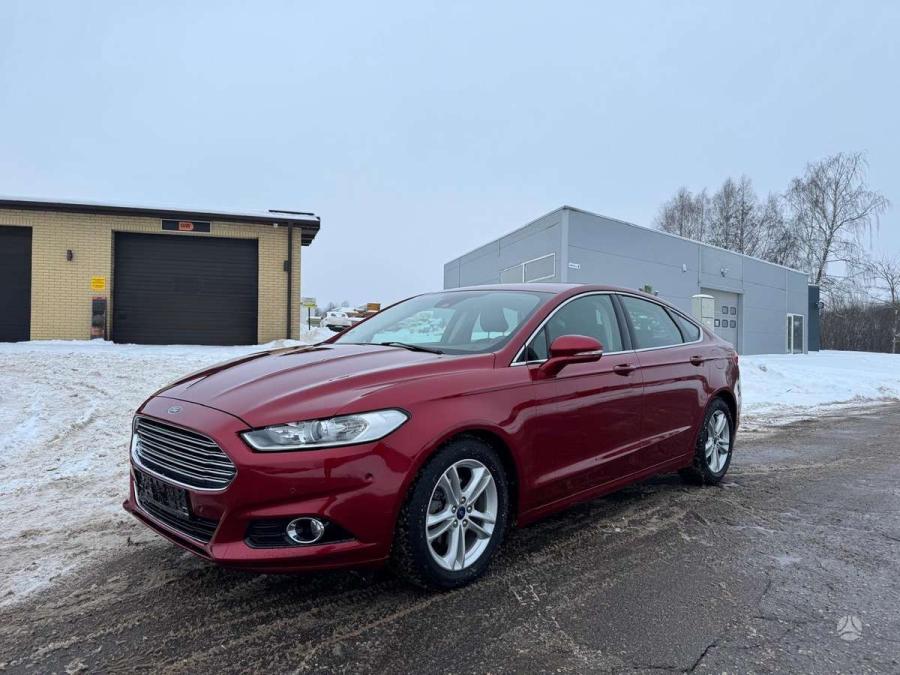 Sarkans Ford Mondeo 2015 Utena, ar dzinēja tilpumu 1.50 L un nobraukumu 126 tūkst. km par 6850 €, foto 1 vietnē AUTOMOTO.COM.LV