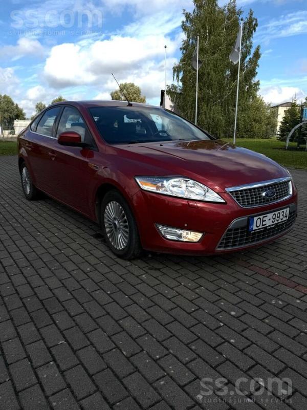 Red Ford Mondeo 2008 in Bauska, with an engine capacity of 2.00 L and mileage of 281 thousand km for 3350 €, photo 1 on AUTOMOTO.COM.LV