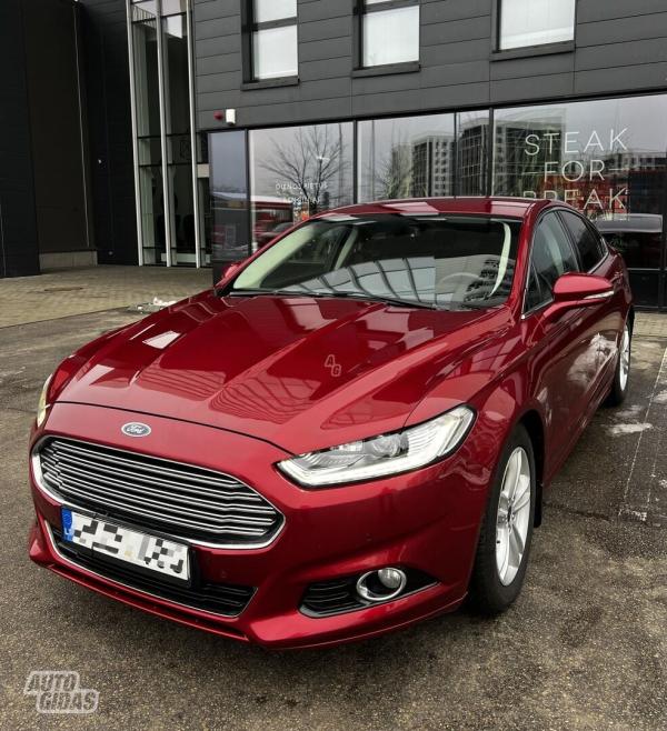 Sarkans Ford Mondeo 2015 Viļņa, ar dzinēja tilpumu 1.50 L un nobraukumu 220 tūkst. km par 5350 €, foto 3 vietnē AUTOMOTO.COM.LV