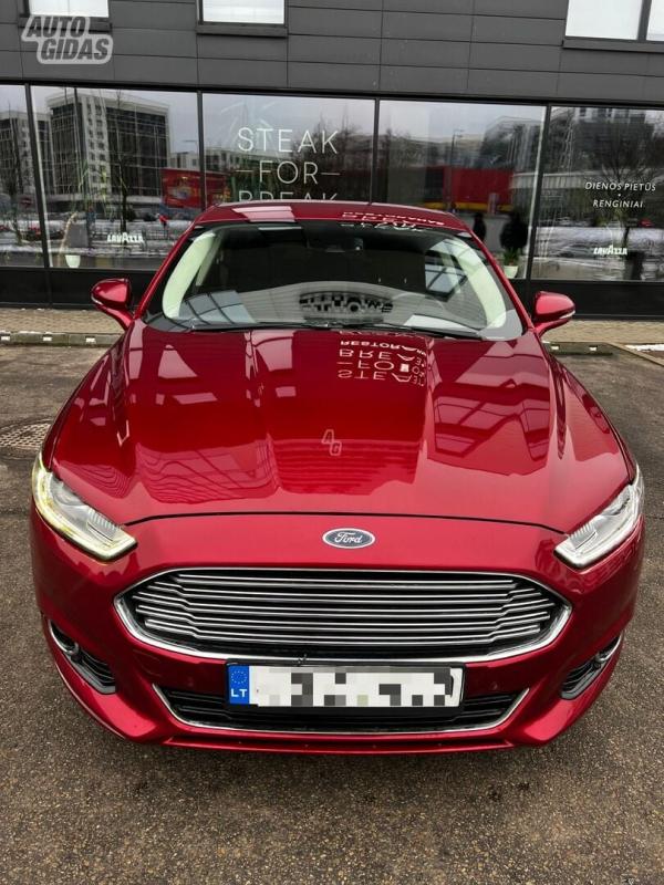 Sarkans Ford Mondeo 2015 Viļņa, ar dzinēja tilpumu 1.50 L un nobraukumu 220 tūkst. km par 5350 €, foto 4 vietnē AUTOMOTO.COM.LV