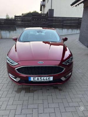 Red Ford Mondeo 2018 in Vilnius, with an engine capacity of 2.00 L and mileage of 63 thousand km for 10200 €, photo  on AUTOMOTO.COM.LV