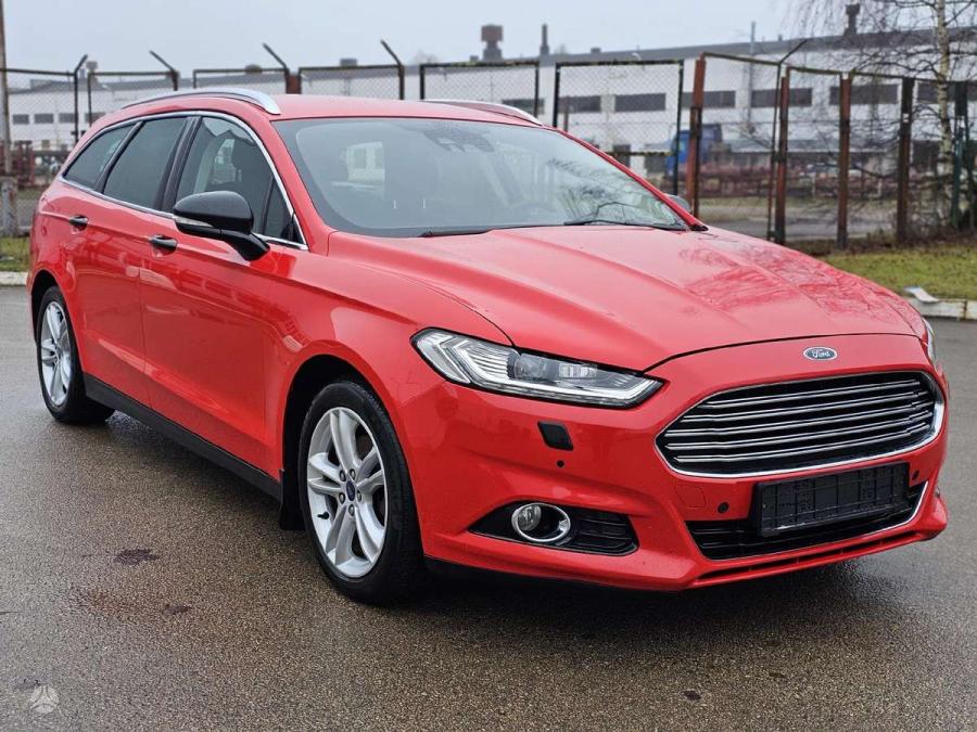 Red Ford Mondeo 2016 in Rokiskis, with an engine capacity of 2.00 L and mileage of 223 thousand km for 3550 €, photo 5 on AUTOMOTO.COM.LV