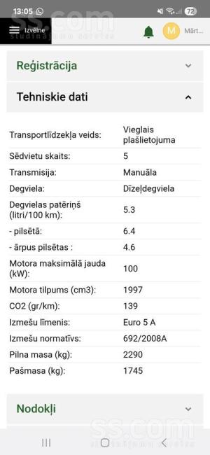 Форд Мондео 2010 в Алуксне, объемом двигателя 2.00 л и пробегом 302 тыс. км за 1750 €, фото 9 на AUTOMOTO.COM.LV