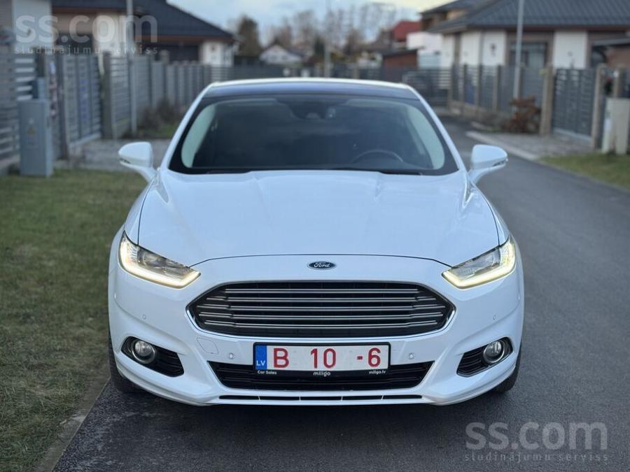 White Ford Mondeo 2015 in Jelgava, with an engine capacity of 2.00 L and mileage of 262 thousand km for 8650 €, photo 3 on AUTOMOTO.COM.LV