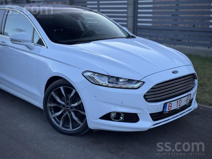 White Ford Mondeo 2015 in Jelgava, with an engine capacity of 2.00 L and mileage of 262 thousand km for 8650 €, photo 7 on AUTOMOTO.COM.LV
