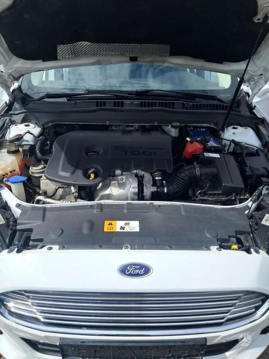 White Ford Mondeo 2015 in Kaunas, with an engine capacity of 1.56 L and mileage of 227 thousand km for 4990 €, photo 31 on AUTOMOTO.COM.LV