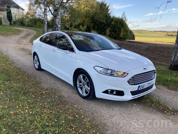 White Ford Mondeo 2016 in Riga, with an engine capacity of 2.00 L and mileage of 303 thousand km for 7000 €, photo 2 on AUTOMOTO.COM.LV