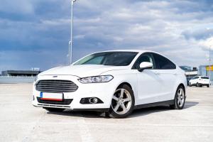 White Ford Mondeo 2016 in Vilnius, with an engine capacity of 1.50 L and mileage of 166 thousand km for 8900 €, photo  on AUTOMOTO.COM.LV