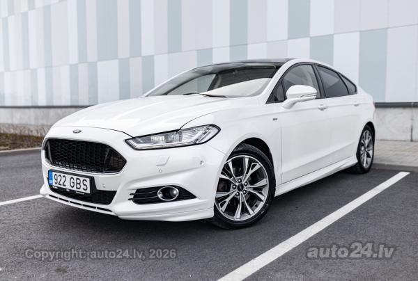 White Ford Mondeo 2017 in Tallinn, with an engine capacity of 2.00 L and mileage of 359 thousand km for 7990 €, photo 3 on AUTOMOTO.COM.LV