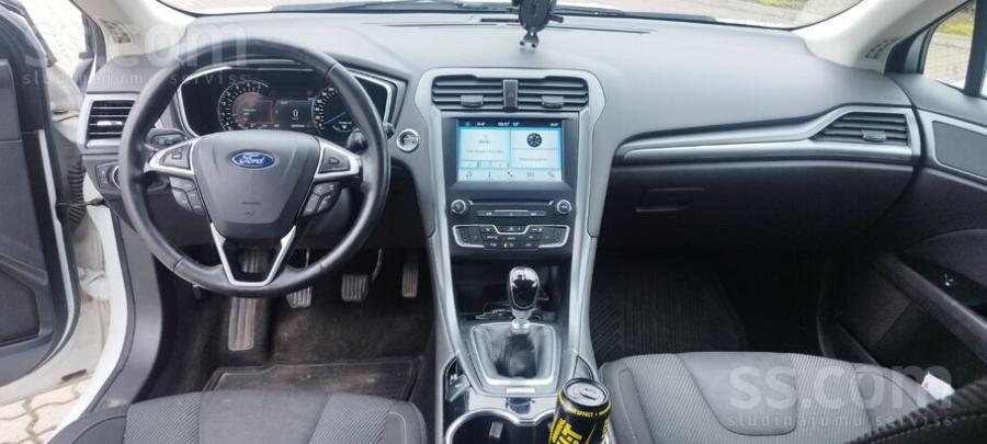 White Ford Mondeo 2017 in Madona, with an engine capacity of 2.00 L and mileage of 276 thousand km for 6800 €, photo 7 on AUTOMOTO.COM.LV