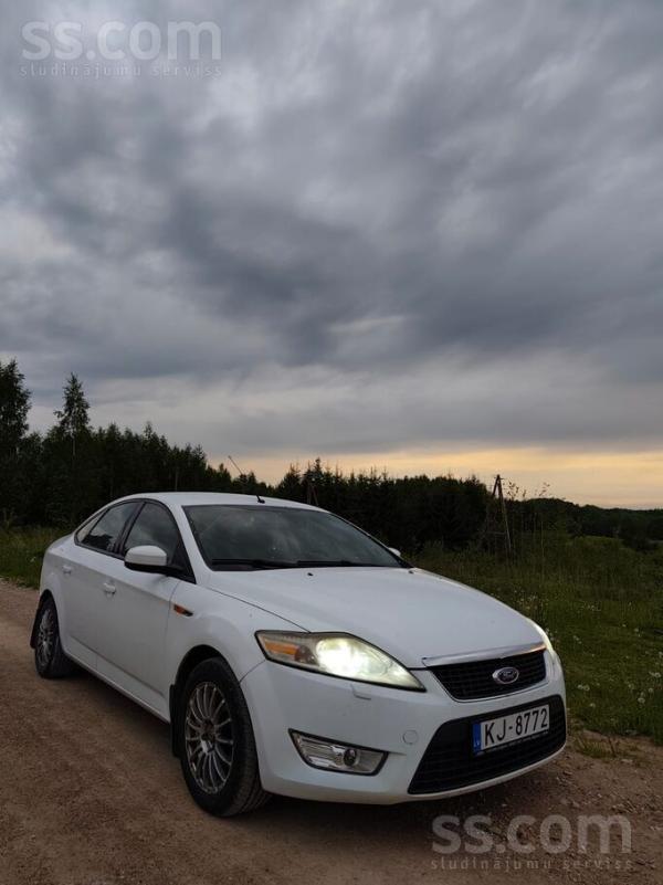 White Ford Mondeo 2008 in Rezekne, with an engine capacity of 2.00 L and mileage of 269 thousand km for 2250 €, photo 2 on AUTOMOTO.COM.LV