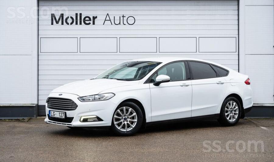 White Ford Mondeo 2018 in Riga, with an engine capacity of 1.50 L and mileage of 134 thousand km for 9600 €, photo 1 on AUTOMOTO.COM.LV