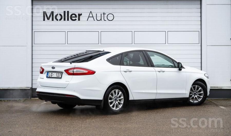 White Ford Mondeo 2018 in Riga, with an engine capacity of 1.50 L and mileage of 134 thousand km for 9600 €, photo 4 on AUTOMOTO.COM.LV