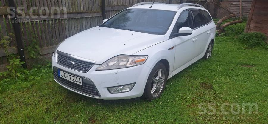 White Ford Mondeo 2008 in Bauska, with an engine capacity of 2.30 L and mileage of 319 thousand km for 750 €, photo 1 on AUTOMOTO.COM.LV