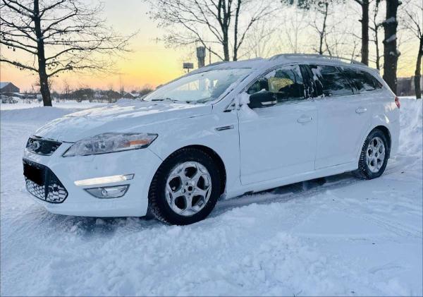 White Ford Mondeo 2011 in Radviliskis, with an engine capacity of 2.00 L and mileage of 190 thousand km for 3300 €, photo 2 on AUTOMOTO.COM.LV