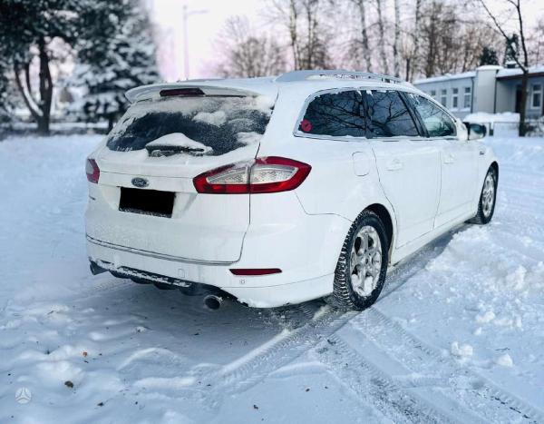 White Ford Mondeo 2011 in Radviliskis, with an engine capacity of 2.00 L and mileage of 190 thousand km for 3300 €, photo 6 on AUTOMOTO.COM.LV