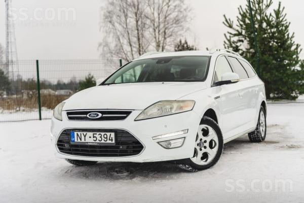 White Ford Mondeo 2012 in Riga, with an engine capacity of 2.00 L and mileage of 355 thousand km for 3990 €, photo 1 on AUTOMOTO.COM.LV
