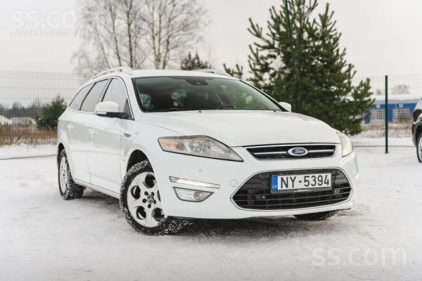 White Ford Mondeo 2012 in Riga, with an engine capacity of 2.00 L and mileage of 355 thousand km for 3990 €, photo 3 on AUTOMOTO.COM.LV