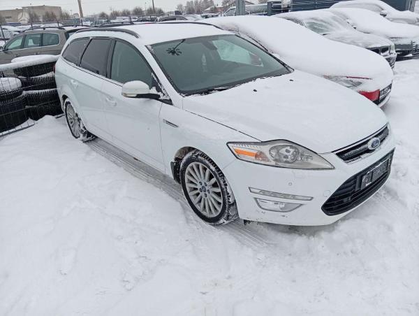 White Ford Mondeo 2014 in Marijampole, with an engine capacity of 1.56 L and mileage of 226 thousand km for 2950 €, photo 3 on AUTOMOTO.COM.LV