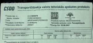 White Ford Mondeo 2014 in Kuldiga, with an engine capacity of 2.00 L and mileage of 299 thousand km for 6390 €, photo 29 on AUTOMOTO.COM.LV