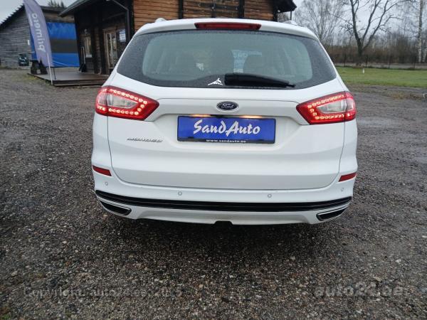 White Ford Mondeo 2015 in Tartu, with an engine capacity of 2.00 L and mileage of 223 thousand km for 7990 €, photo 6 on AUTOMOTO.COM.LV