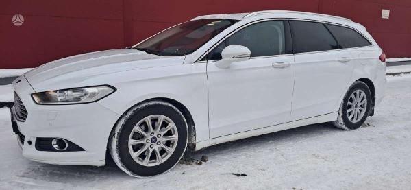 White Ford Mondeo 2015 in Kaunas, with an engine capacity of 1.56 L and mileage of 229 thousand km for 5550 €, photo 10 on AUTOMOTO.COM.LV