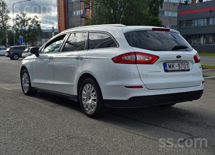 White Ford Mondeo 2015 in Riga, with an engine capacity of 1.50 L and mileage of 355 thousand km for 4950 €, photo 5 on AUTOMOTO.COM.LV
