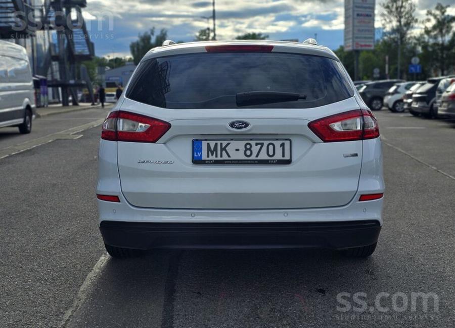 White Ford Mondeo 2015 in Riga, with an engine capacity of 1.50 L and mileage of 355 thousand km for 4950 €, photo 6 on AUTOMOTO.COM.LV